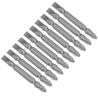 10Pcs 65mm Long S2 Magnetic Phillips-Slotted Screwdriver Bit 6PH2 SL6 ...