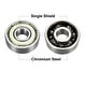 Deep Groove Ball Bearing Metric Single Shield Chrome Steel Bearings ...