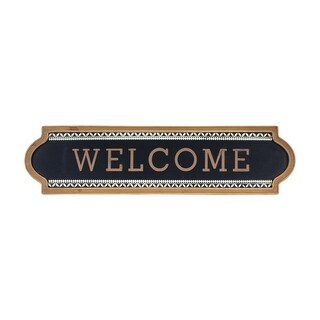 Welcome Sign 35.5"L x 9"H MDF - 35.75" x 0.75" x 9" (L x W x H) - Bed ...
