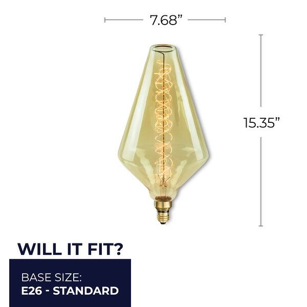 Bulbrite 60 Watt Dimmable Grand Nostalgic Medium (E26) Incandescent ...