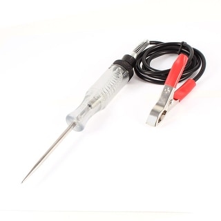 DC12V Circuit Voltage Tester Pen Clear Plastic Handle Black Cap - Bed ...