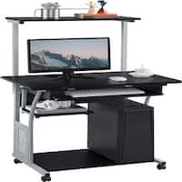 3 Tier Computer Desk with Printer Shelf - On Sale - Bed Bath & Beyond ...