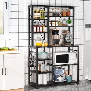 Kitchen Baker's Rack, 5-Tier+6-Tier Kitchen Utility Storage Shelf Table ...