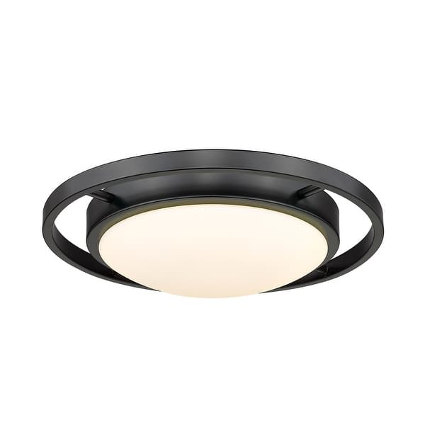 Golden Lighting Astra 14" Wide LED Flush Mount Bowl Ceiling Fixture ...