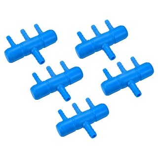 Air Line Tubing Splitter Connector, 5Pcs 8mm/0.31" to 5mm/0.2" 3 Way ...