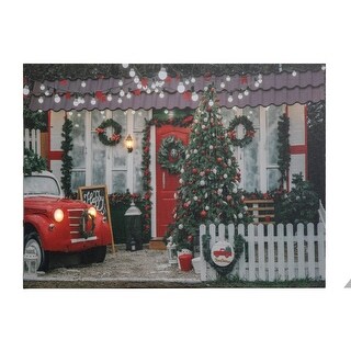 Led Canvas Wall Art (Magic Of Christmas) (16 X 12) - Bed Bath & Beyond ...