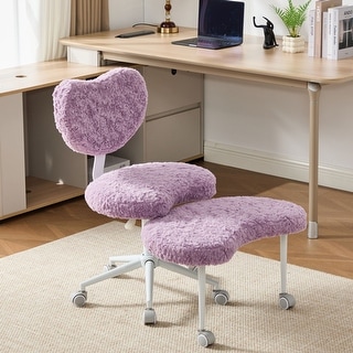 Artificial rabbit hair Meditation Chair Plus, Cross Legged Chair with ...