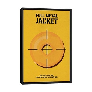 iCanvas "Full Metal Jacket Minimalist Poster I" by Popate Framed - Bed ...