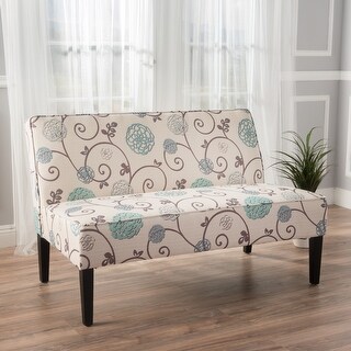 Exquisite Fabric Loveseat Sofa, Comfy Sofa Couch with Floral Pattern, 2 ...