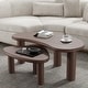 Scandinavian Solid Wood Nesting Coffee Tables - Nested Design - 48*25 ...