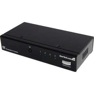 StarTech VS421DP StarTech.com 4 Port DisplayPort Video Switch with ...