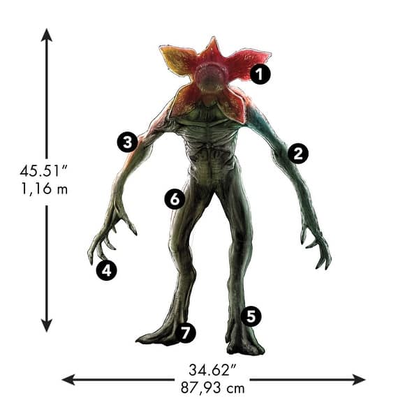 Netflix Stranger Things Demogorgon Peel And Stick Giant Wall Decal by ...