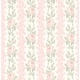 LoveShackFancy Blooming Heirloom Marie Pink Rose Stripe Wallpaper - Bed ...