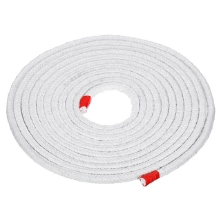 22.97ft x 0.39 inch Ceramic Fiber Rope Square Braided Rope Gasket Seal ...