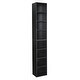8-Tier Media Tower Rack, CD DVD Slim Storage Cabinet with Adjustable ...