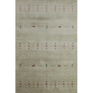 Hand Knotted Oriental 100% Wool Carpet Tribal Animal Pictorial Green ...