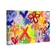 Wynwood Studio Abstract Corey Paige - Graffiti Street Citrus Orange and ...