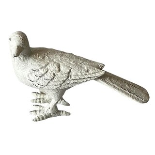 Cast Iron Bird Figurine 4.75H Antique White - A - Bed Bath & Beyond ...
