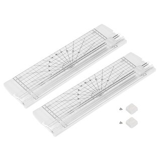 12 Inch Paper Trimmer, 2Pcs A4 Size Paper Cutter Slicer with Cutter ...