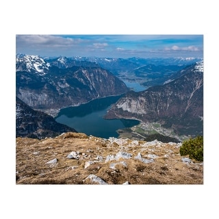 Hallstatt Upper Austria Hallstatt Overlook Mountains Art Print/Poster ...