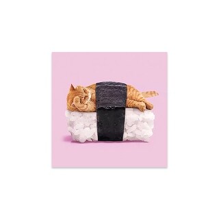 Sushi Cat Print On Acrylic Glass by Paul Fuentes - Bed Bath & Beyond ...