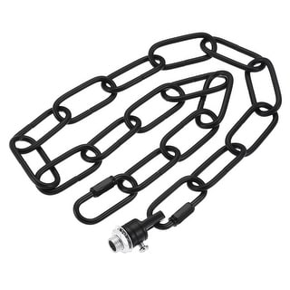 Pendant Light Fixture Chain 24" Long with Chain Connectors Hook Rings ...