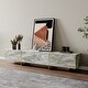 78.7"&94.5"Stone TV Stand, Modern Media Console with Drawers，Sintered ...