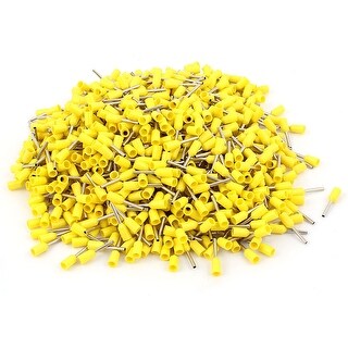 1000 Pcs Wire Copper Crimp Insulated Ferrule Pin Cord End Terminal AWG ...