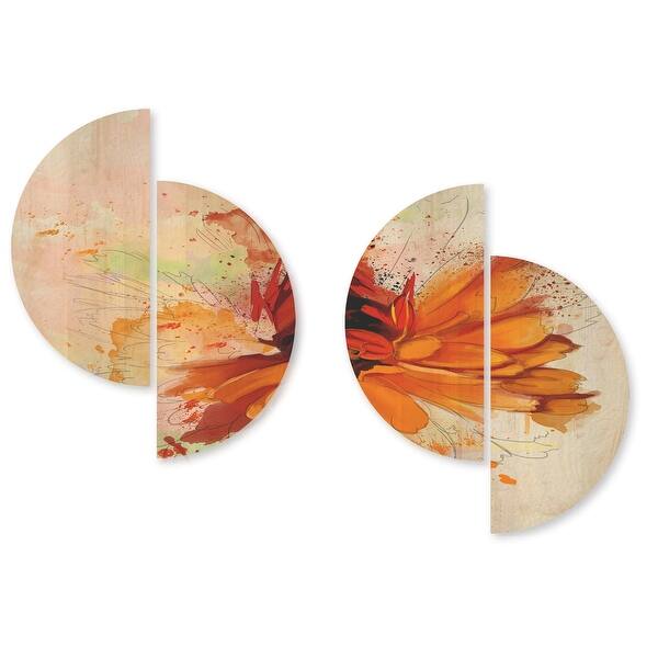 half circle flower drawing