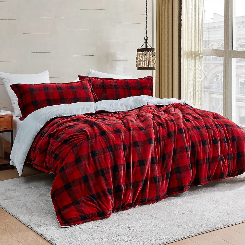Plaid bedding sets queen store