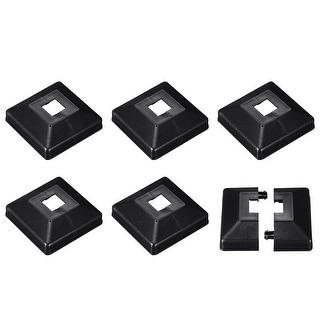Deck Post Base Cover, 6Pcs Split Style Post Bracket 21x21mm Post Base ...