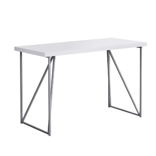 22" White Rectangular Computer Desk - Bed Bath & Beyond - 37108880