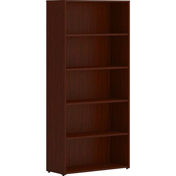 HON Mod Collection Mahogany Laminate Bookcase - Bed Bath & Beyond ...