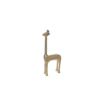 Gold Giraffe Decor 13" Medium - Bed Bath & Beyond - 42182707