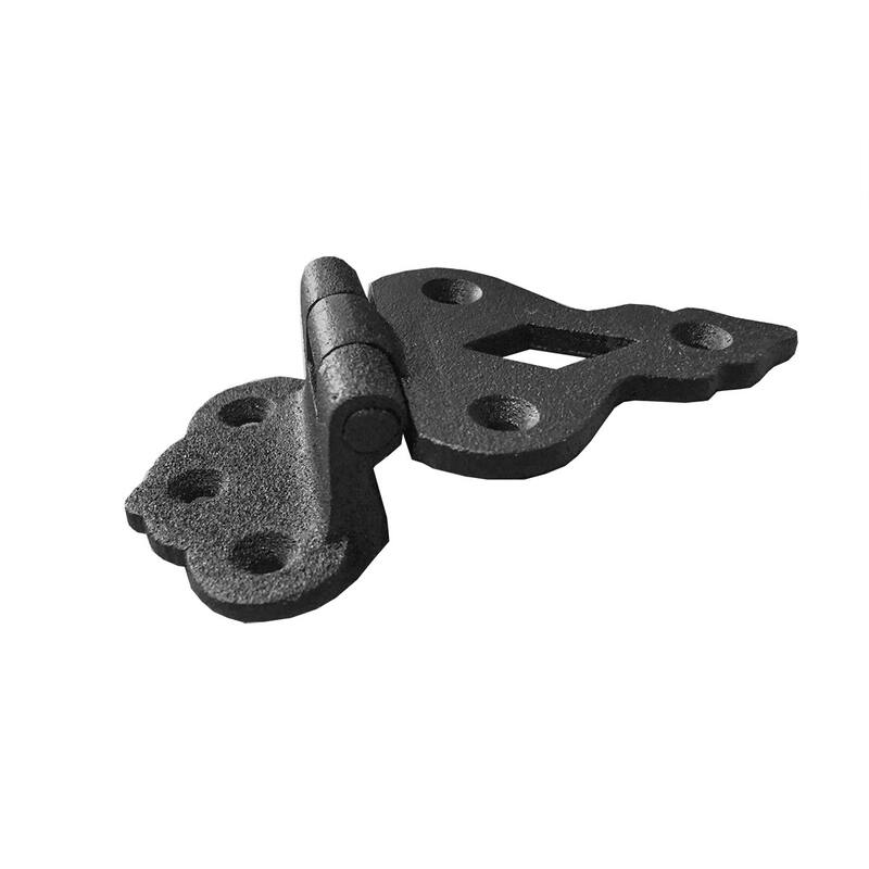 Hoosier Cabinet Hinge Wrought iron 3/8" Offset 3.5'' W (Set of 2 ...