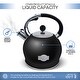 ELITRA Stove Top Whistling Fancy Tea Kettle with Ergonomic Handle - 2.7 ...