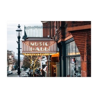 Tarrytown New York Music Hall Tarrytown 02 Urban Art Print/Poster - Bed ...