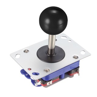 Arcade Joystick Stick Rocker Switch 4-8 Way Adjustable Black Ball Top ...