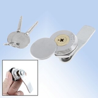 19mm Male Thread Drawer Cabinet Door Security Panel Lock w Keys ...