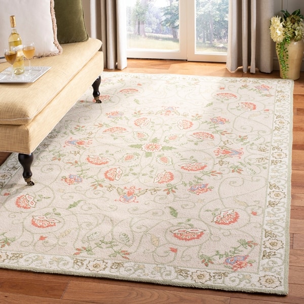 SAFAVIEH Handmade Chelsea Brooklyn French Country Wool Rug - On Sale ...