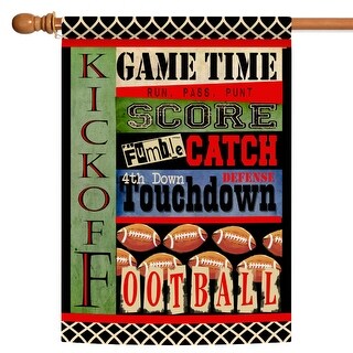 Touchdown Football Outdoor House Flag 40" x 28" - Bed Bath & Beyond ...
