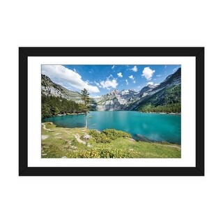 iCanvas "Oeschinen Lake In Switzerland" by Jan Becke PFA - Bed Bath ...