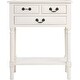 Home Collection Primrose White 3-Drawer Console Table - Bed Bath ...