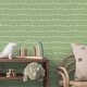 Advantage Wiggle Line Green Stripe Wallpaper - Bed Bath & Beyond - 43541655