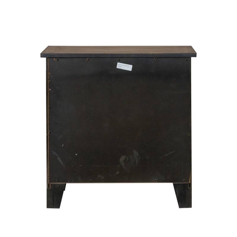 Grandpa's Cabin Rustic Bedroom Night Stand - Sandstone or Aged Oak - On ...