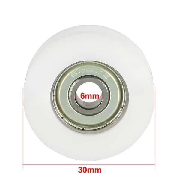 3mm Deep Metal V Groove Guide Bearing Pulley Rail Ball Wheel 6x30x10mm ...