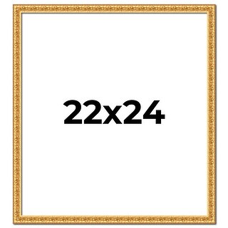 22x24 Frame Gold Real Wood Picture Frame Width 1 inches | Interior ...