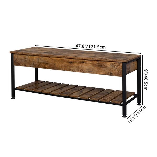 Home Use Industrial Storage Bench,Entryway Lift Top Shoe Storage Bench ...