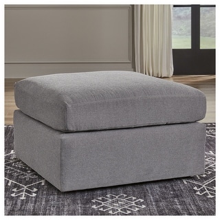 Signature Design by Ashley Modmax Dark Gray Oversized Accent Ottoman ...
