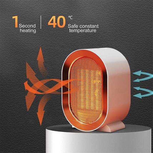 1200W Mini Ceramic Heater Portable Home Office Fan - Bed Bath & Beyond ...